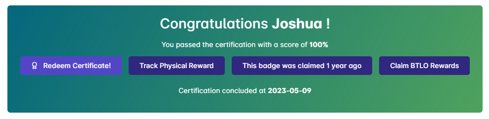 How to Display SBT Badges on my BTLO account? – Security Blue Team Support
